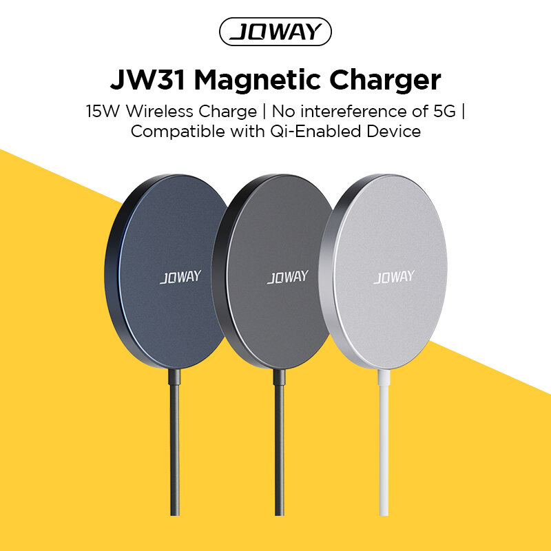 JOWAY Magnetic Wireless Charging Dock JW31 | 15W Power | Compatible ...