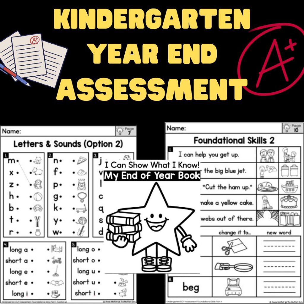 456 Kindergarten Assessment Worksheet (PDF) Kids learning activity ...