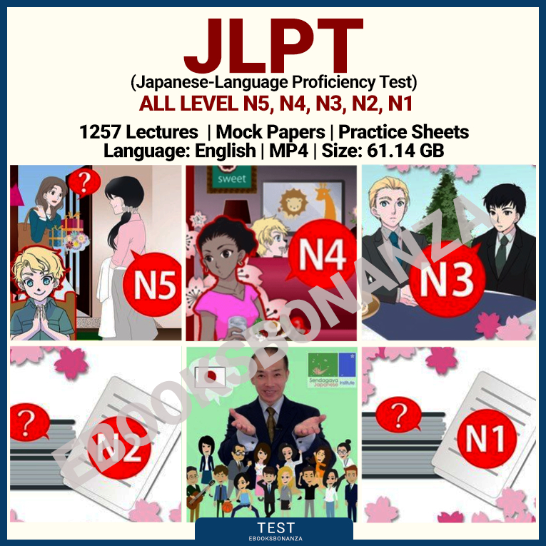 [Video Course] JLPT N5, JLPT N4, JLPT N3, JLPT N2 and JLPT N1- Japanese Language (Beginners ...