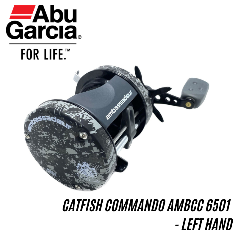 Abu Garcia Catfish Commando AMBCC-6501 - Round BC Reel Series | Shopee ...