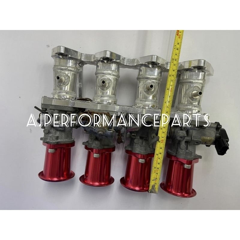 MITSUBISHI 4G91 4G92 4G93 DOHC SARD RACING ITB 4 THROTTLE INTAKE ...