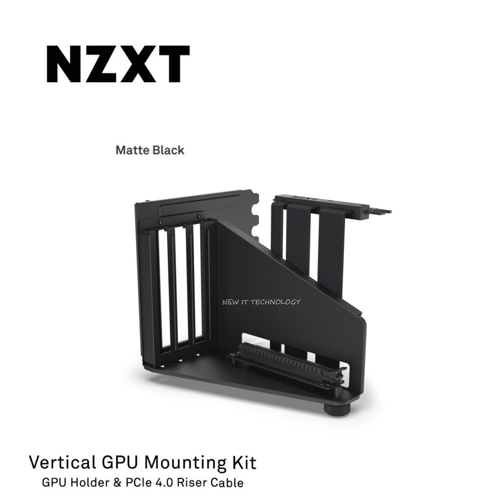 NZXT VERTICAL GPU HOLDER & PCIE 4.0 RISER CABLE MOUNTING KIT STURDY ...
