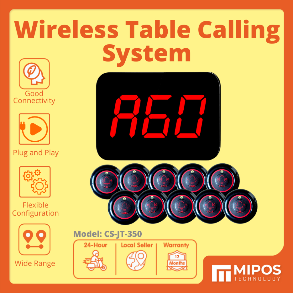 Restaurant Table Calling System/Customer Service Pager / Wireless ...