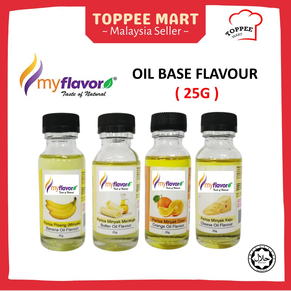 Myflavor - Oil Base Flavor 25G [orange, banana, butter, cheese, lemon ...