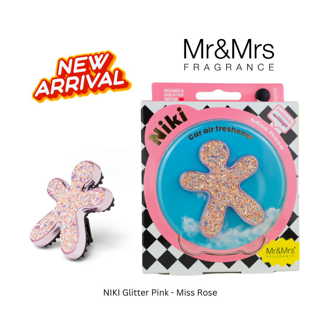 Mr&Mrs Fragrance NIKI FASHION Refillable Car Fragrance starter pack ...