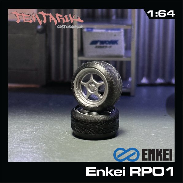 Enkei RPO1 Resin Rims 1:64 Scale 9mm 10mm | Shopee Malaysia