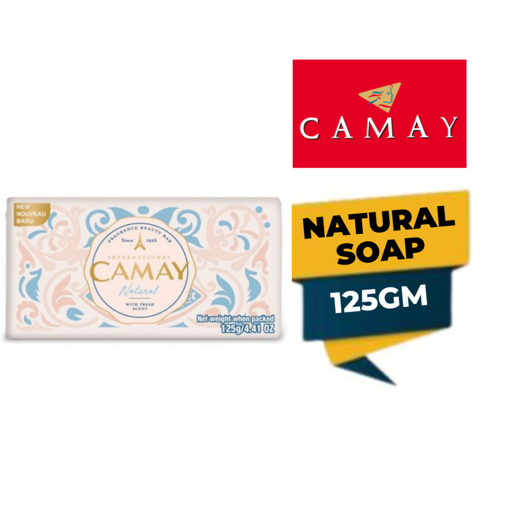 CAMAY NATURAL SOAP 125 GRAM | Shopee Malaysia