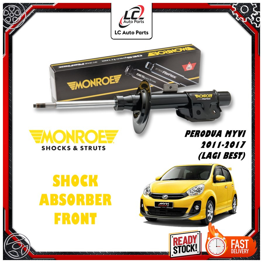 MONROE SHOCK ABSORBER (FRONT)- PERODUA MYVI, 2011-2017(LAGI BEST ...