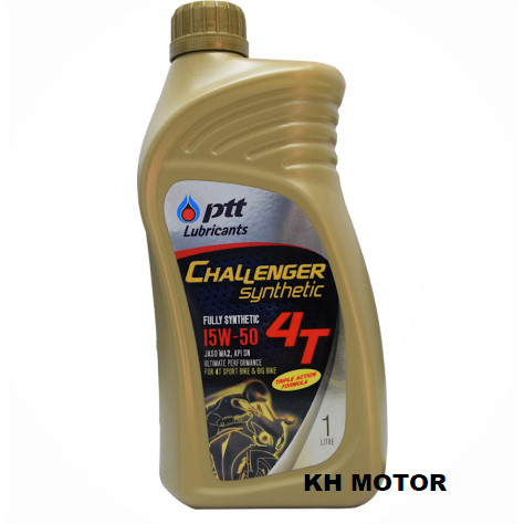 PTT LUBRICANTS CHALLENGER FULLY SYNTHETIC 4T Engine Oil | Shopee Malaysia