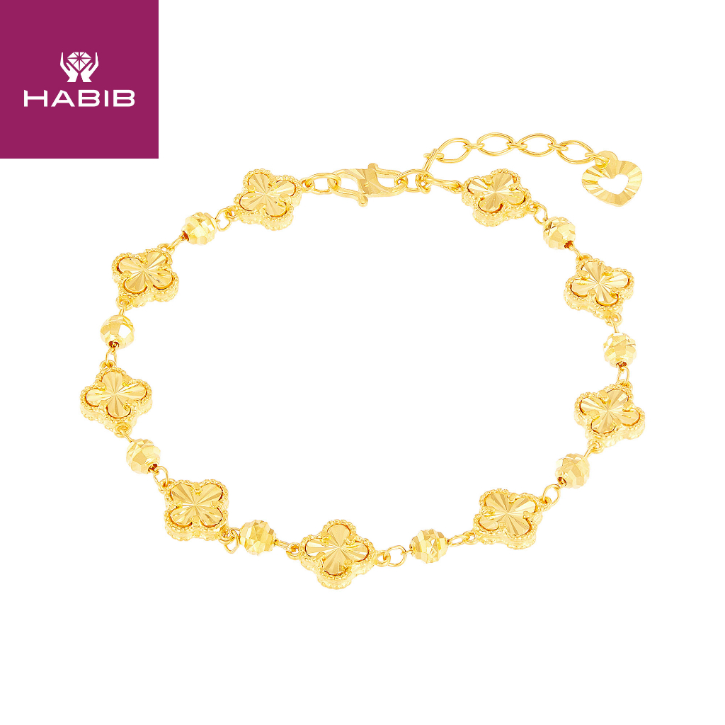 HABIB 916/22K Yellow Gold Bracelet KHBL151222 | Shopee Malaysia