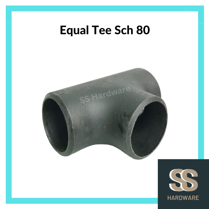 Carbon Steel Equal Tee Sch 80 ASME B16.9 Buttweld Fittings Material ...