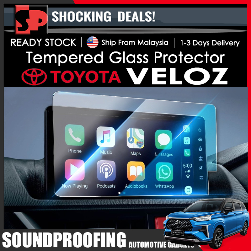 Toyota Veloz Infotainment Tempered Glass Screen Protector | Shopee Malaysia