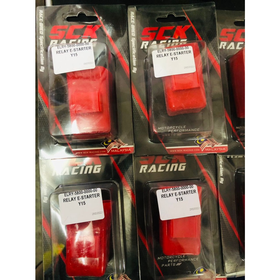 SCK RACING E-STARTER RELAY ( Y15 / LC135 / FZ150 / Lagenda ) | Shopee ...