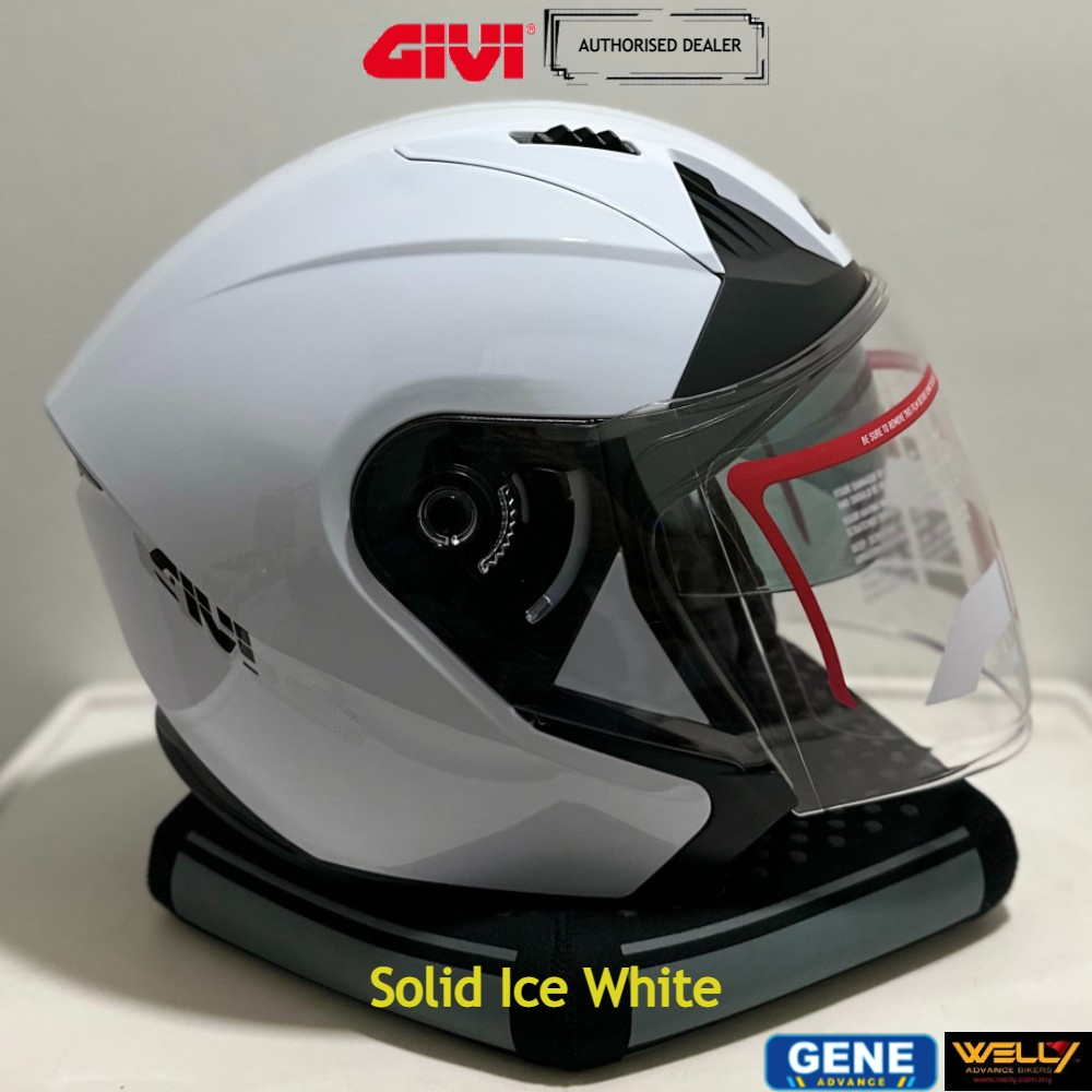 GIVI M35.0 Scudo Graphic Solid Ice White Helmet 100% Original From ...