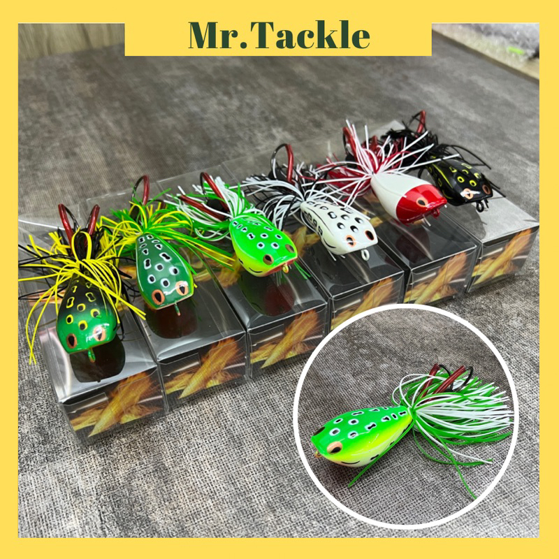 【MR.T】Umpan Katak Jump Frog Double Hook | Lure Tiruan Top Water Casting ...