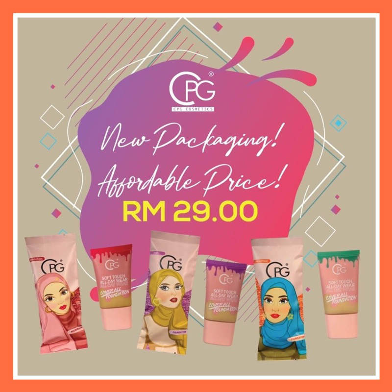 FOUNDATION CPG NEW PACKING ( 20ML) | Shopee Malaysia