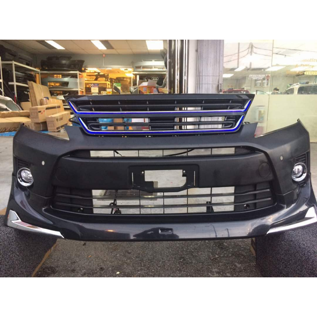 Front Bumper Toyota Vellfire Anh20 2012 Full Set With Fog Lamp Bodykit ...