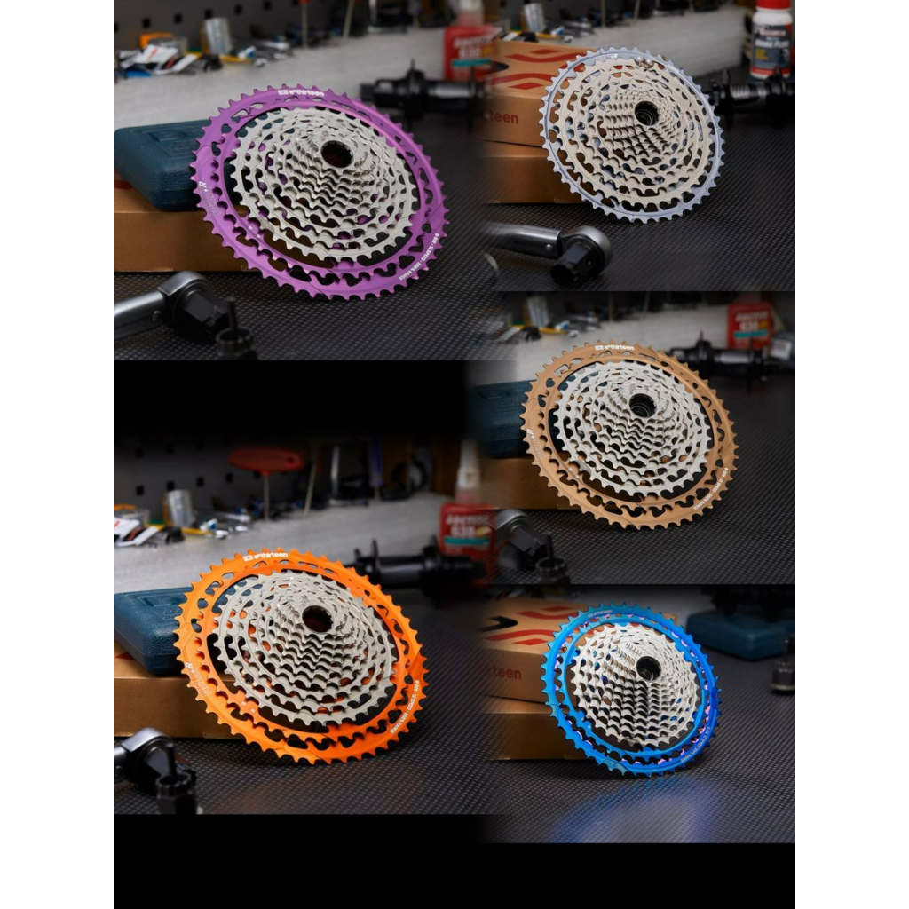 E13 e*thirteen Helix R Cassette HELIX R 9-50T 12-SPEED, 556% RANGE, 345 ...