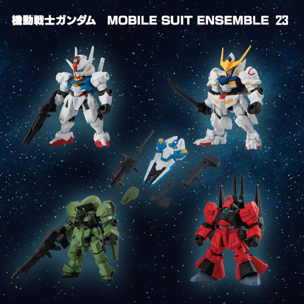 MSE Mobile Suit Ensemble #23 Gundam Aerial Gundam Barbatos Rick Dias Graze | Shopee Malaysia