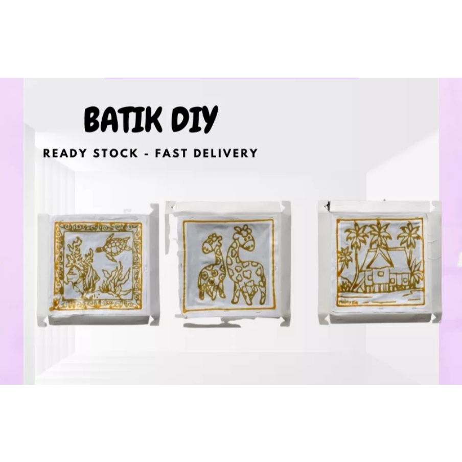 (Ready Stock) SW0069 Batik Painting DIY Cenderamata Cenderahati Batik ...