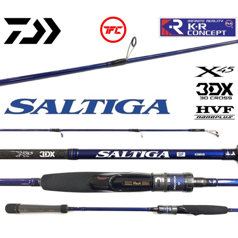 Daiwa Saltiga SF LJ Jigging Rod (SD) 2019 / 2022 Light Jigging Spinning Baitcast BC Overhead ...