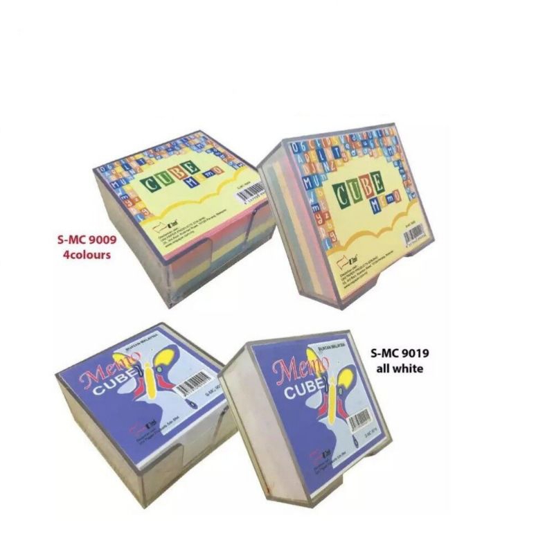 🎉 READY STOCK IN MALAYSIA 🎉 UNI PAPER Memo Cube & Memo Refill (White ...