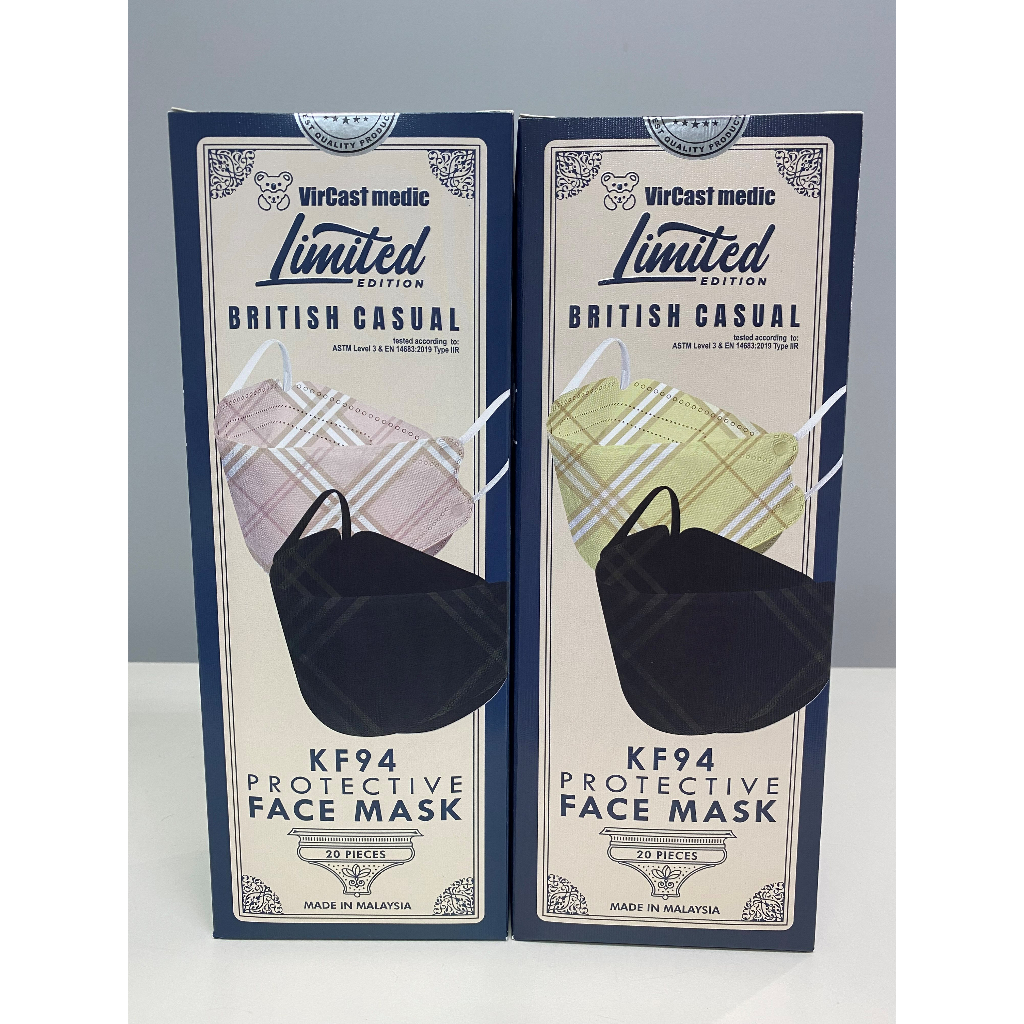 K94 PROTECTIVE FACE MASK VIRCAST MEDIC [LIMITED EDITION BRITISH CASUAL ...