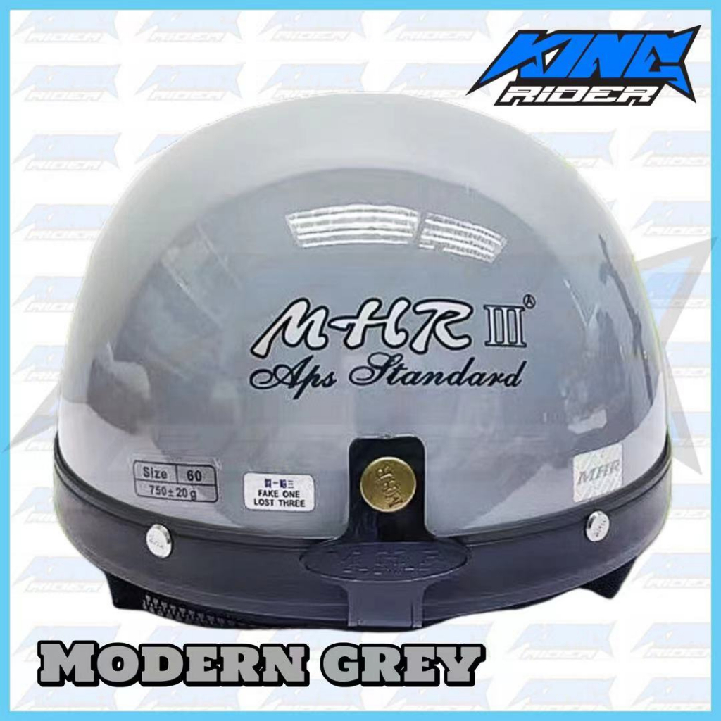 100% ORIGINAL MHR III Steng Kura Kura Half Cut Helmet Separuh All Packing In Box ORI MHR Kura ...