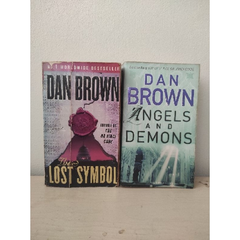 (Used) Combo English Novel Dan Brown (Angels and Demon, The Lost Symbols) | Shopee Malaysia