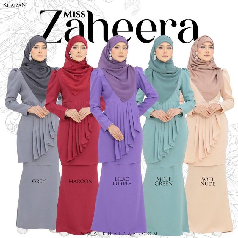 MISS ZAHEERA by Khaizan | Shopee Malaysia