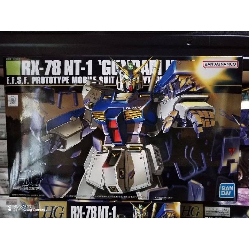 BNDAI HGUC 1/144 RX-78 NT-1 GUNDAM NT 1 | Shopee Malaysia