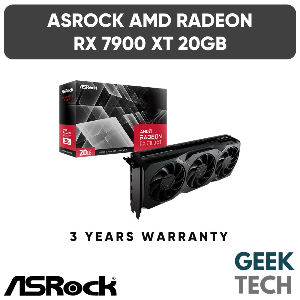 ASRock AMD Radeon RX 7900 XT 20GB GDDR6 | Shopee Malaysia