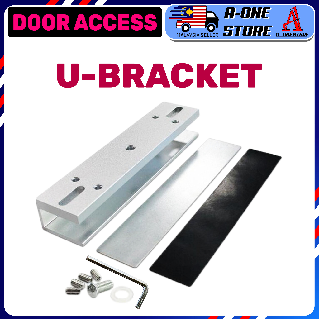 Door Access U Bracket - type Bracket 600lbs EM lock bracket for out ...