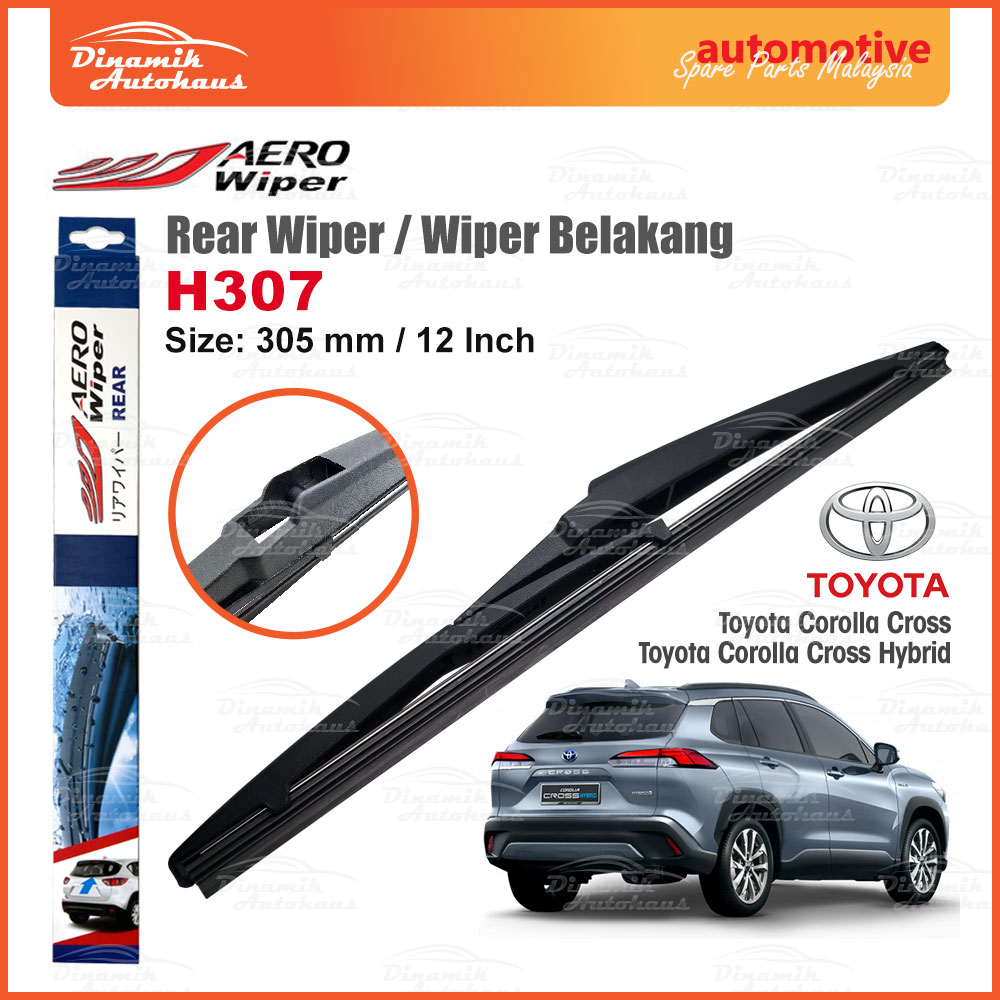 Toyota Corolla Cross Car Windshield Rear Wiper Belakang Size 12" (1 Pcs ...