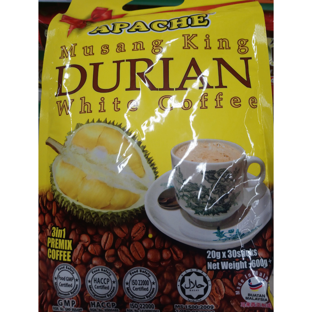 Apache Ipoh Premium Musang King Durian Special 3 in 1 Premix White ...