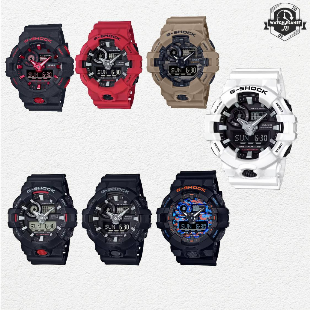 CASIO GA-700-1B / GA-700-1A / GA-700CT-1A / GA-700CA-5A / GA-700-7A ...