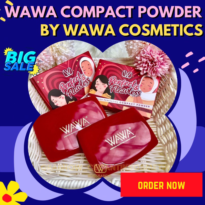 🍂SHIP OUT 24HR🍂 🆕🔥WAWA COMPACT POWDER BY WAWA COSMETIC | Shopee Malaysia