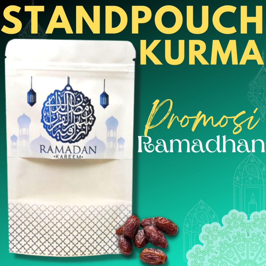 [HOT SALE] 50 pcs Ziplock/Standpouch White Bag/Packaging Kurma/Ziplock ...