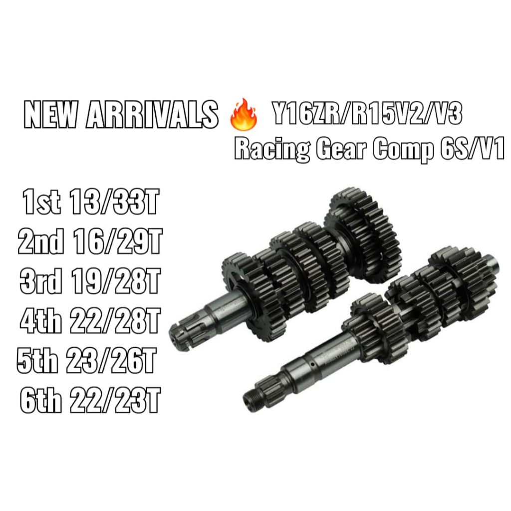 CARDINALS RACING GEARBOX GEAR BOX SET Y16ZR Y16Z Y16 R15 V2 V3 YAMAHA ...