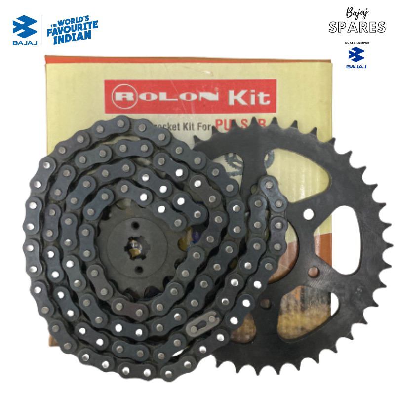 CHAIN KIT FULL SET O RING NS200/RS200 PULSAR BAJAJ | ROLON BRAND INDIA ...