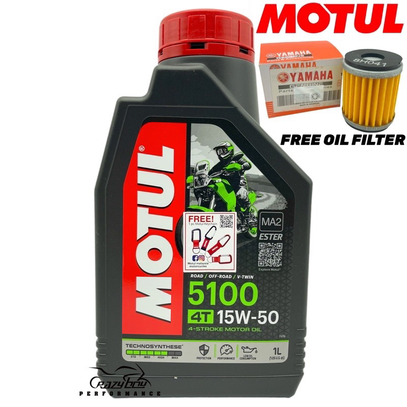 MOTUL ORIGINAL ENGINE OIL 4T 1L 300V 3100 5100 7100 10W40/15W50 1.2L ...