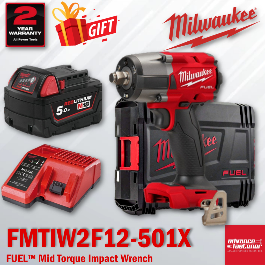 Milwaukee Automotive Solution M18 FMTIW2F12 FUEL™ 1/2" Mid Torque ...