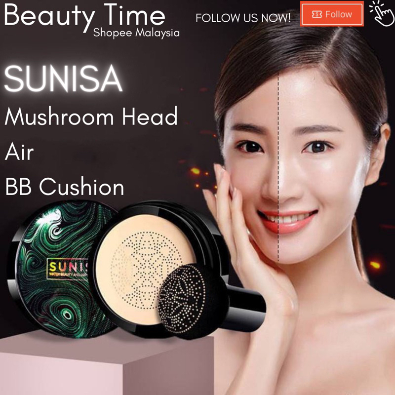 SUNISA Mushroom Head Air Cushion BB Cream | Shopee Malaysia