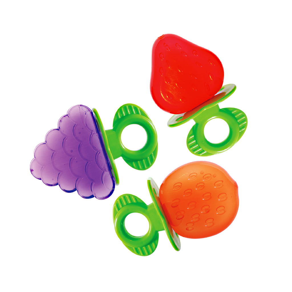 Fruit Shaped Water-Filled Teether - (Grape, Oren, Strawberry) | Shopee ...