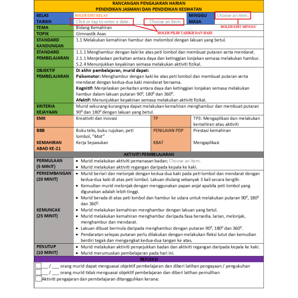 RPH LENGKAP PJPK TINGKATAN 2 KSSM | Shopee Malaysia