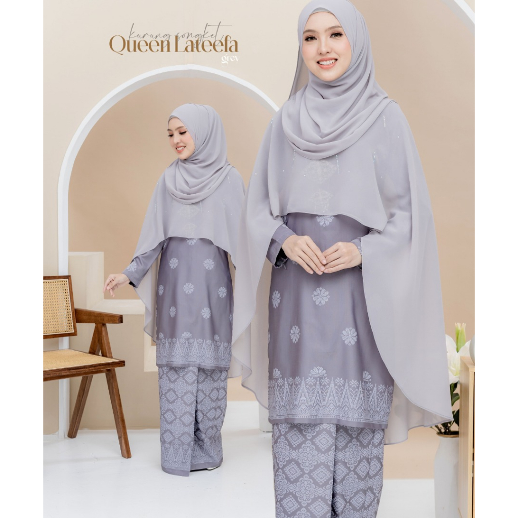 NEW DESIGN KURUNG MODEN QUEEN LATEEFA IN 4 COLOUR I KURUNG MODEN I CAPE ...