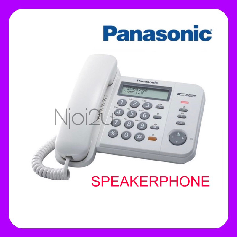 Panasonic Speaker Telephone SYSTEM KX-TS520/KX-TS560/KX-TS580 | Shopee Malaysia
