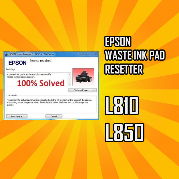 Epson Resetter - Waste Ink Pad Resetter - L810, L850 | Shopee Malaysia