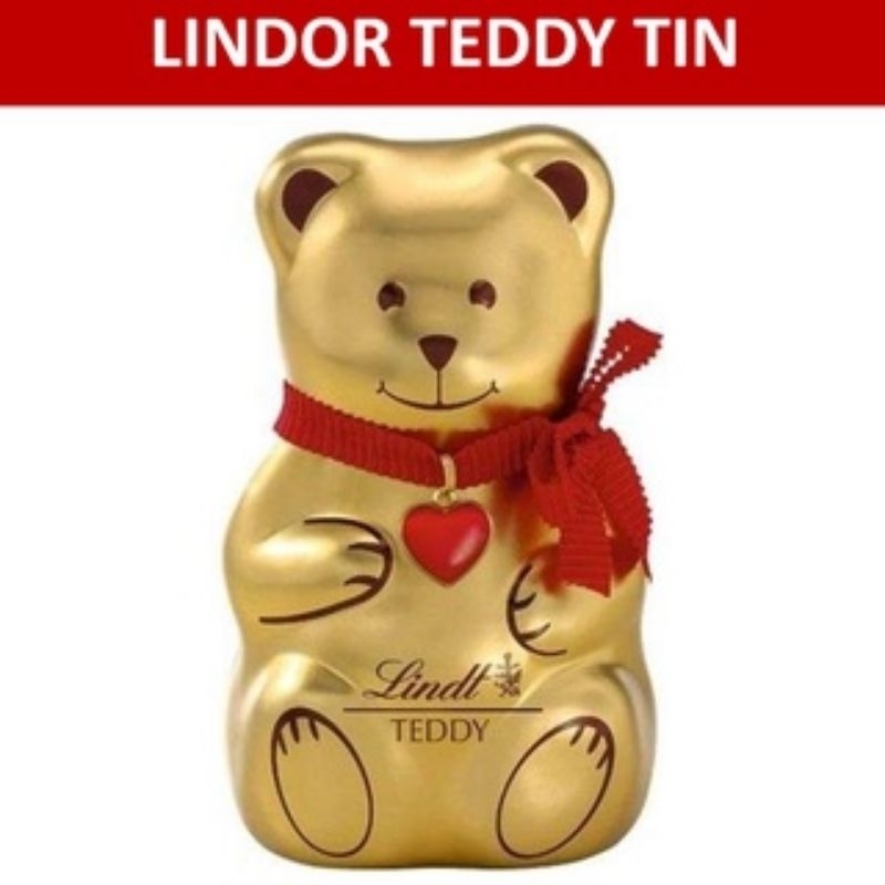 Lindt Teddy Bear Tin with Lindor Balls 96g | Shopee Malaysia