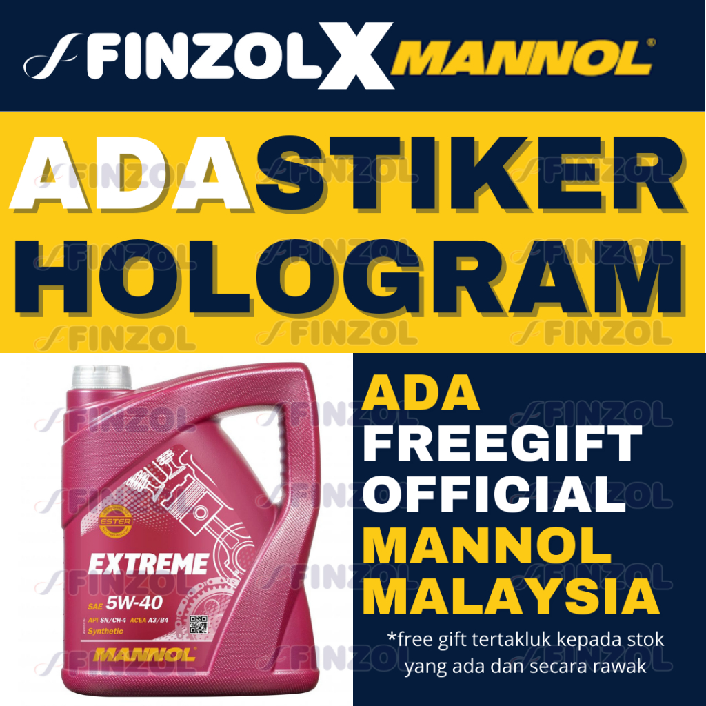 Mannol Extreme 7915 4 Liter Fully Synthetic Engine Oil | Shopee Malaysia
